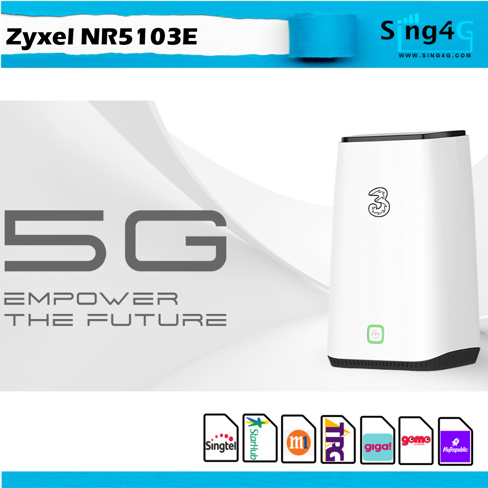 5G CPE UK Zyxel nr5103e 5GEE ROUTER 4.6Gbps AX3600 WiFi 6 4K/8K ...
