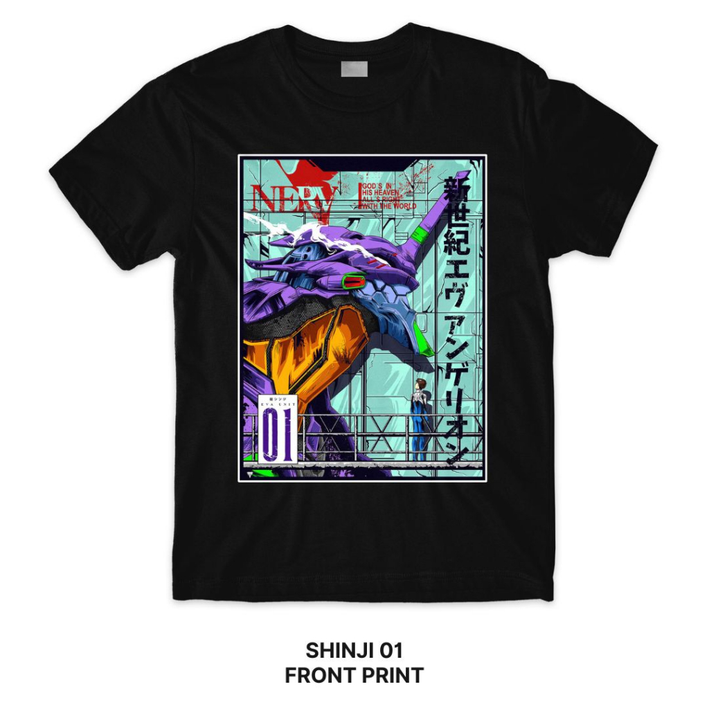 Eva 01 Neon Genesis Evangelion T-Shirt Series (Singapore 3-5 Days ...