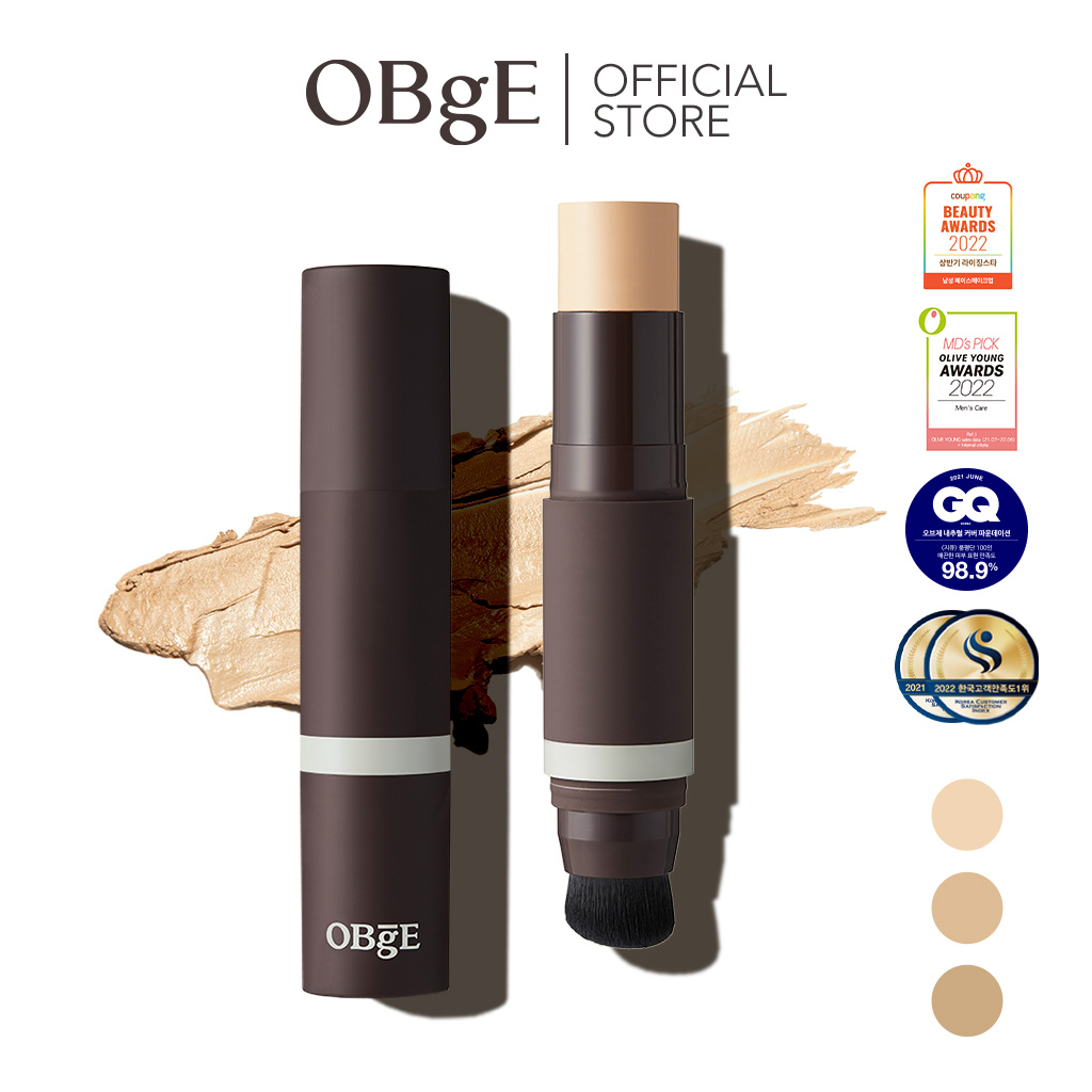 [OBgE] Natural Cover Foundation SPF50+ PA++++ 13g, 3 shades | Shopee Singapore