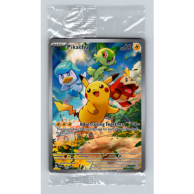 English Pokemon Pikachu - SVP027 - Illustration Rare Promo Pokemon ...
