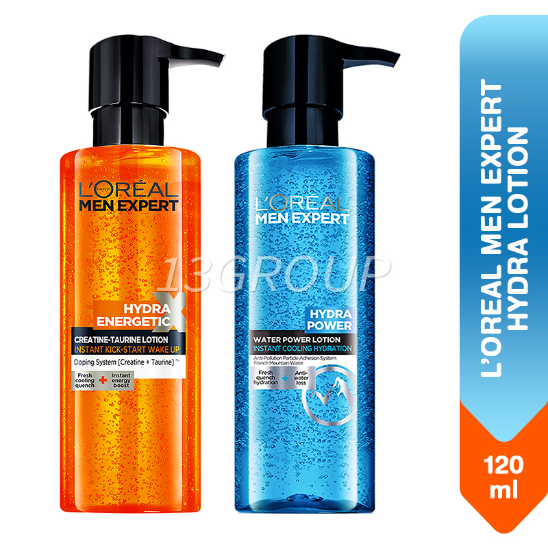 Loreal Men Expert Hydra Energetic Hydra Power Lotion, 120ml | Shopee ...