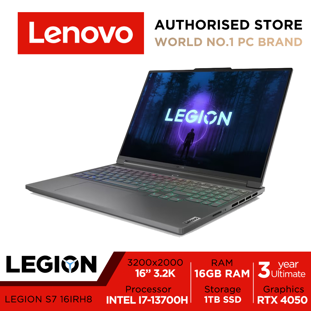 Lenovo LEGION S7 16IRH7 | 82Y30040SB | 16" 3.2K | i7-13700H | RTX 4050 ...