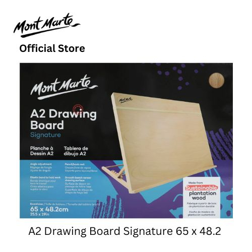 Mont Marte Drawing Board A2/A3 with Elastic Band | Shopee Singapore