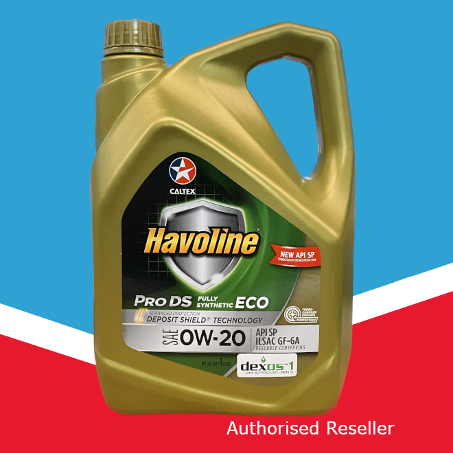 Havoline® ProDS Fully Synthetic ECO 0W-20API New API SP (4L) | Shopee ...