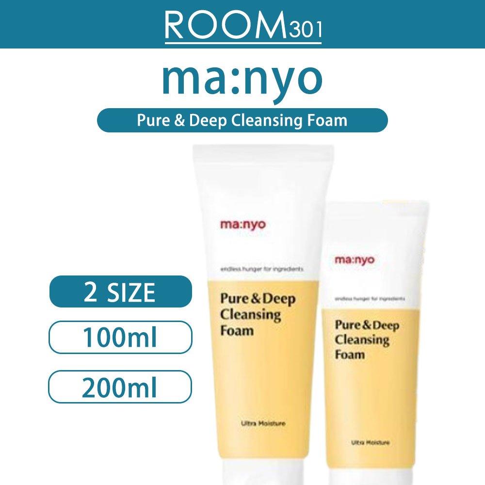 [ma:nyo] Manyo Factory PURE & DEEP CLEANSING FOAM (100ml, 200ml ...