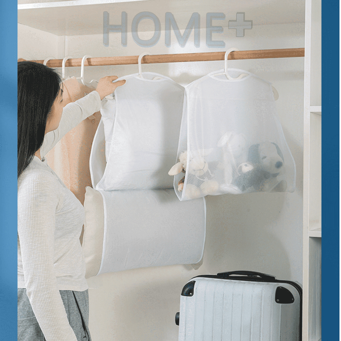 HOME+ Drying Pillow Net/Laundry Net Hanging/Windproof Drying Pillow ...