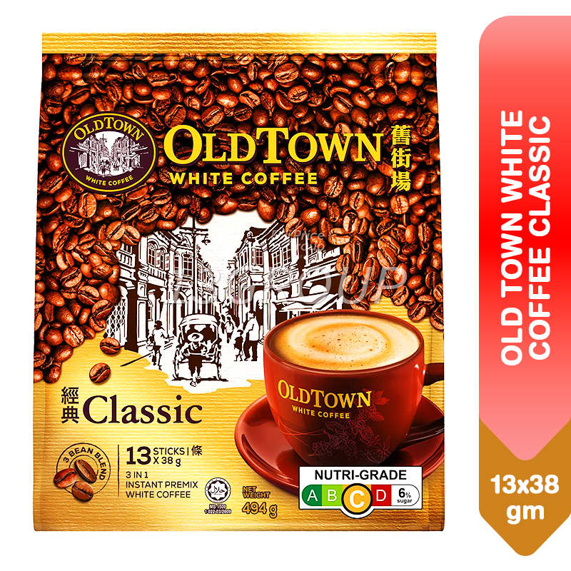 Old Town White Coffee Classic Instant 3in1 Premix, 13 Sticks | Shopee ...