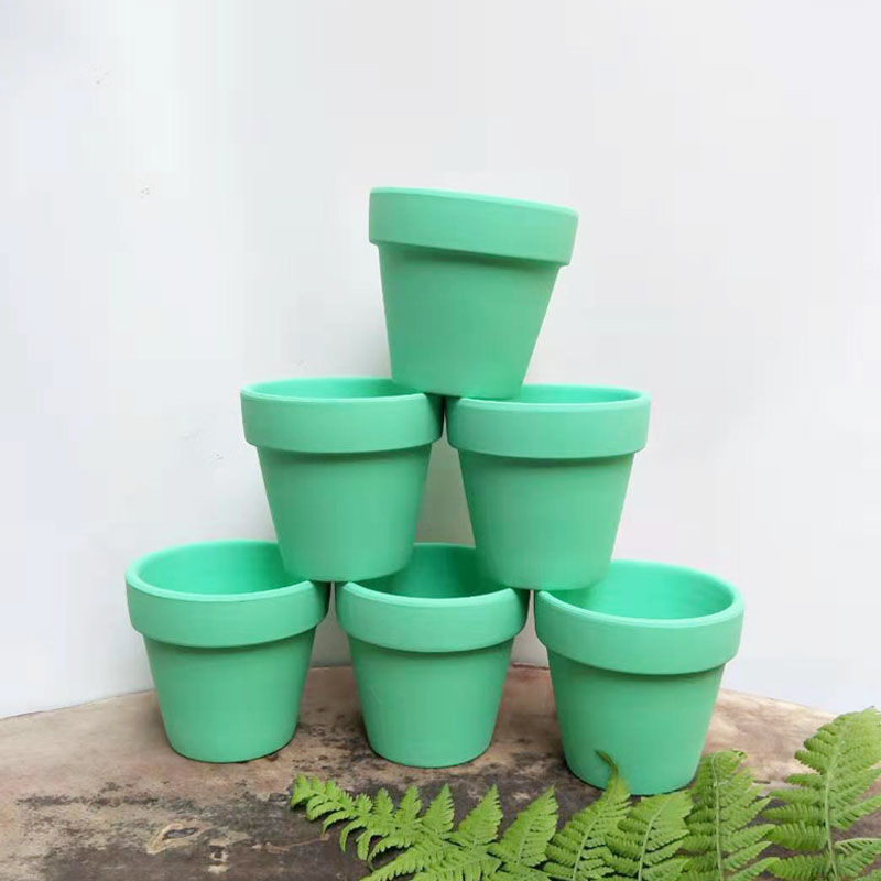 [SG In Stock] 6.8cm (D) x 6cm (H) Ceramic Pot Seedling Mini Nursery Pot ...