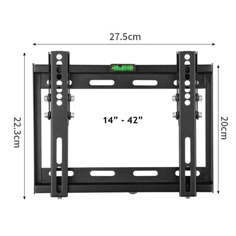 TV Wall Mount - Fixed ( For 14”-42” TV ) | Shopee Singapore