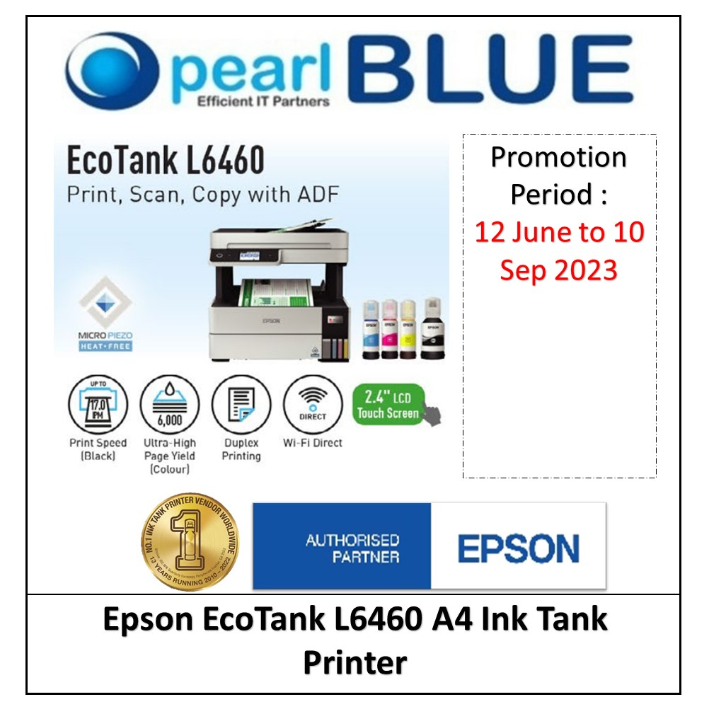 [READY STOCK] Epson EcoTank L6460 A4 Ink Tank Printer | Shopee Singapore