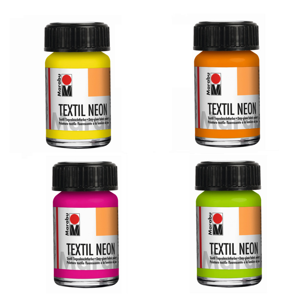 Marabu Textil Neon 15ml Fabric Paint (2913145393XXX) | Shopee Singapore