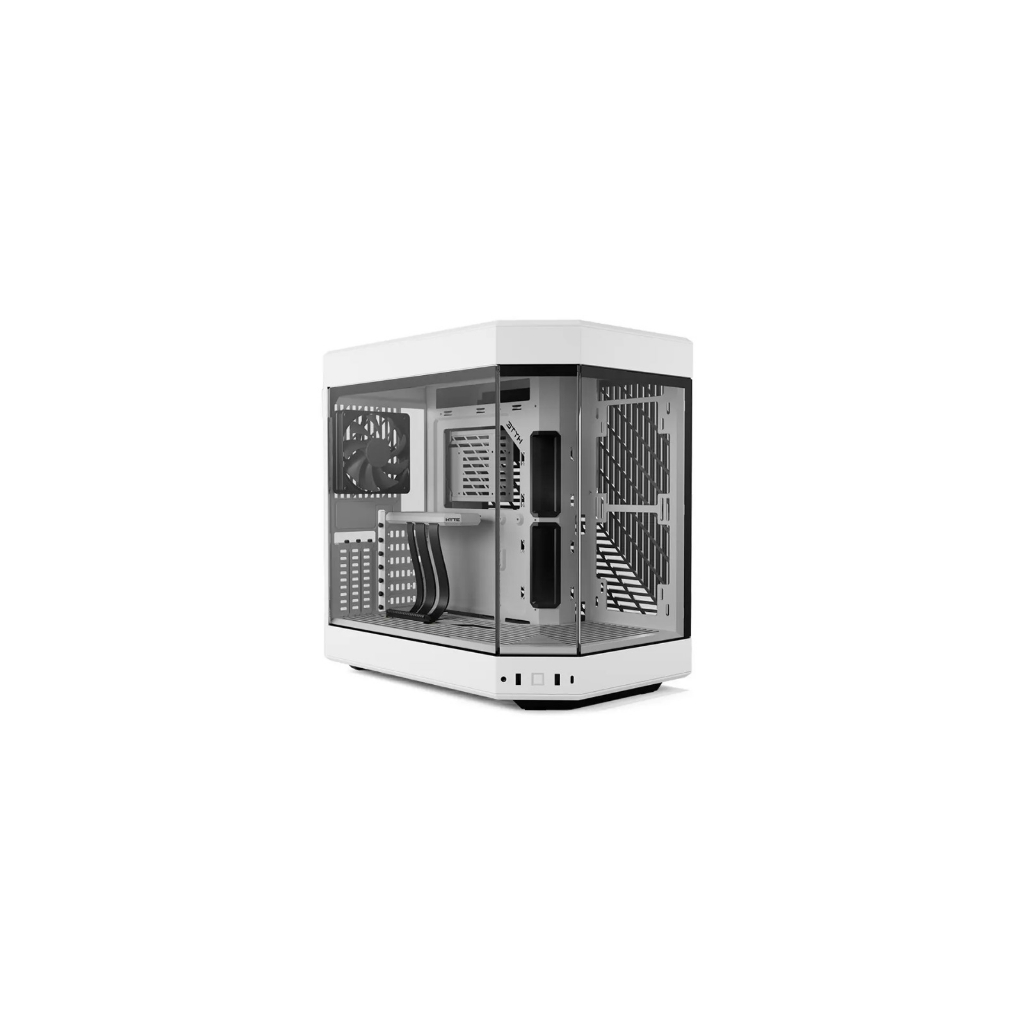 HYTE Y60 Dual Chamber Mid-Tower ATX TG Case, 2 x 120mm /140mm Flow FE12 ...