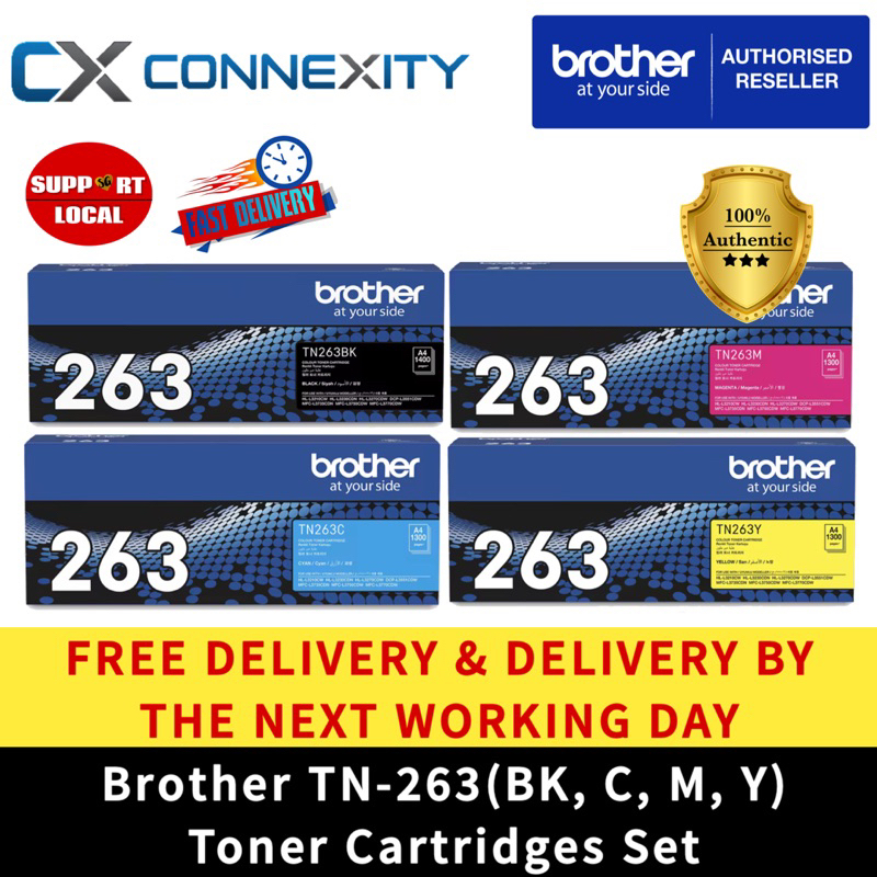 Brother TN-263 Toner Cartridge For DCP-L3551CDW l MFC-L3750CDW TN263 ...