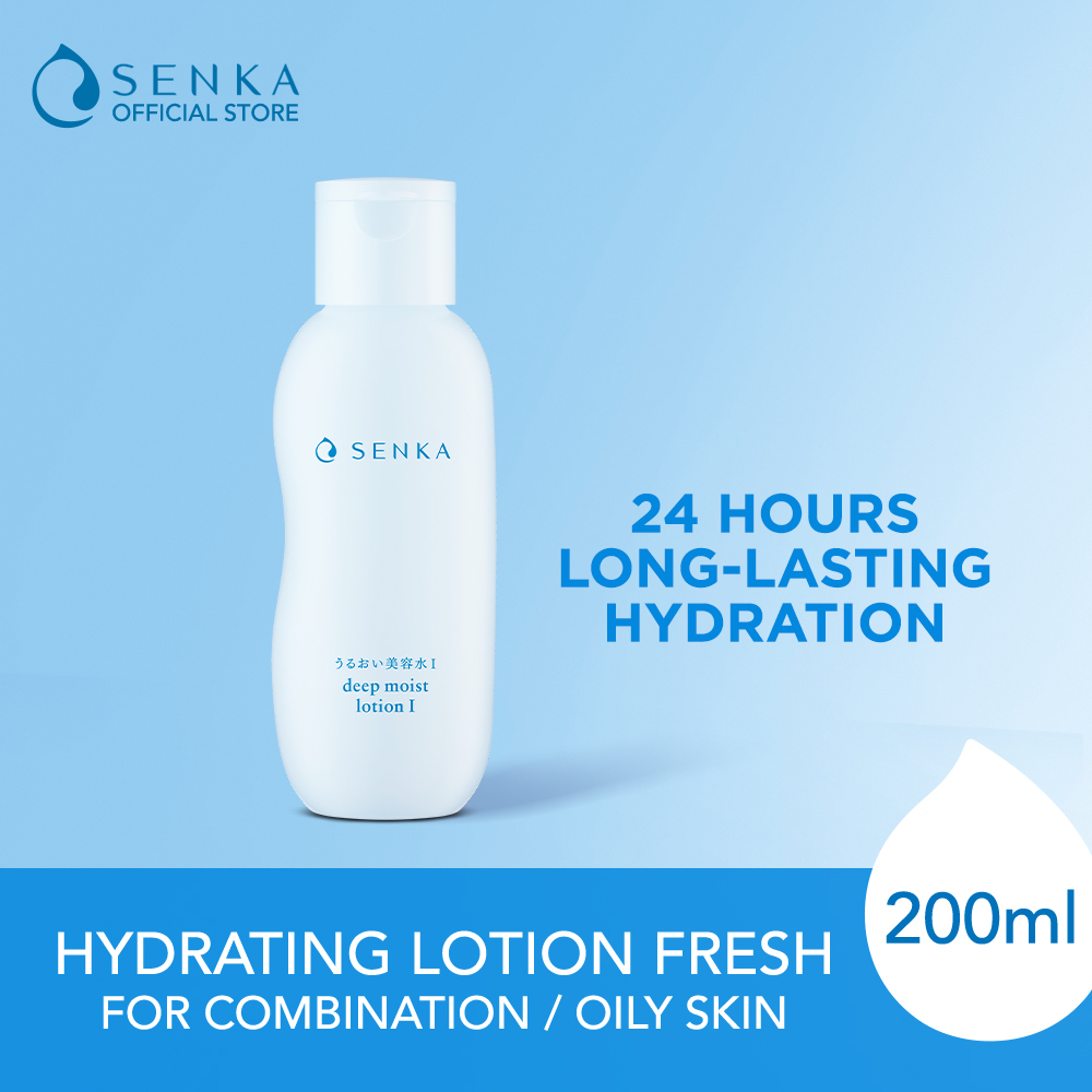 SENKA Deep Moist Lotion I / II 200ml | Shopee Singapore