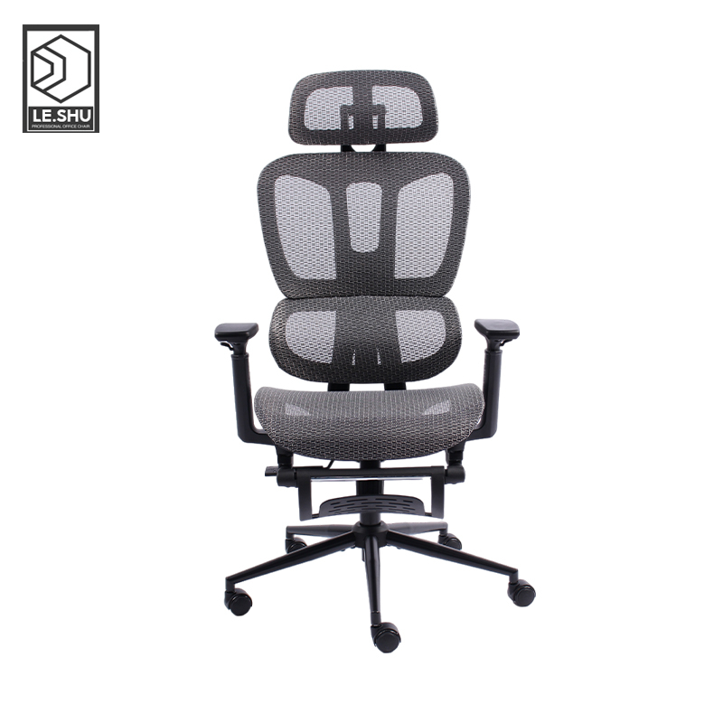 LeShu Ergonomic Office Chair Home Study Mesh Chair | Shopee Singapore