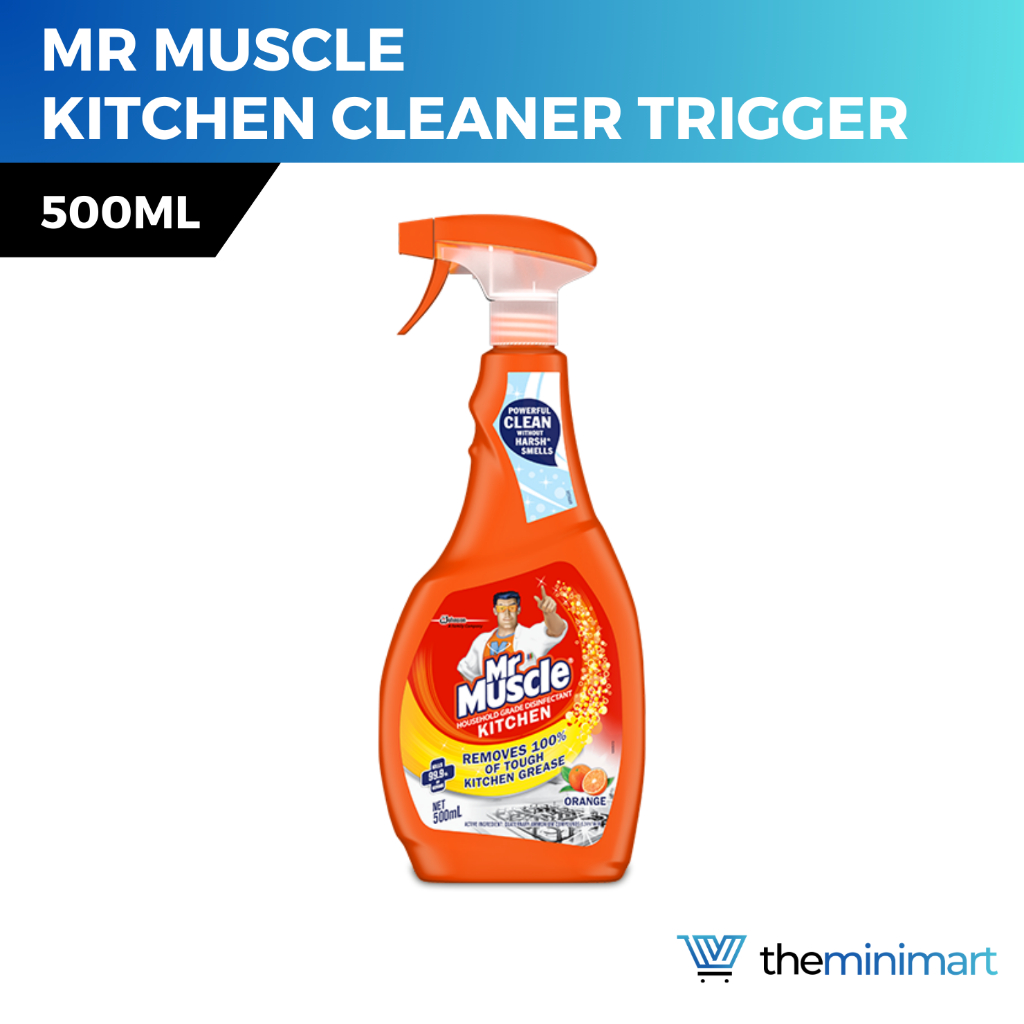 Mr Muscle Mold & Mildew Foaming Bleach Easy-to-Use Formula 500ml ...