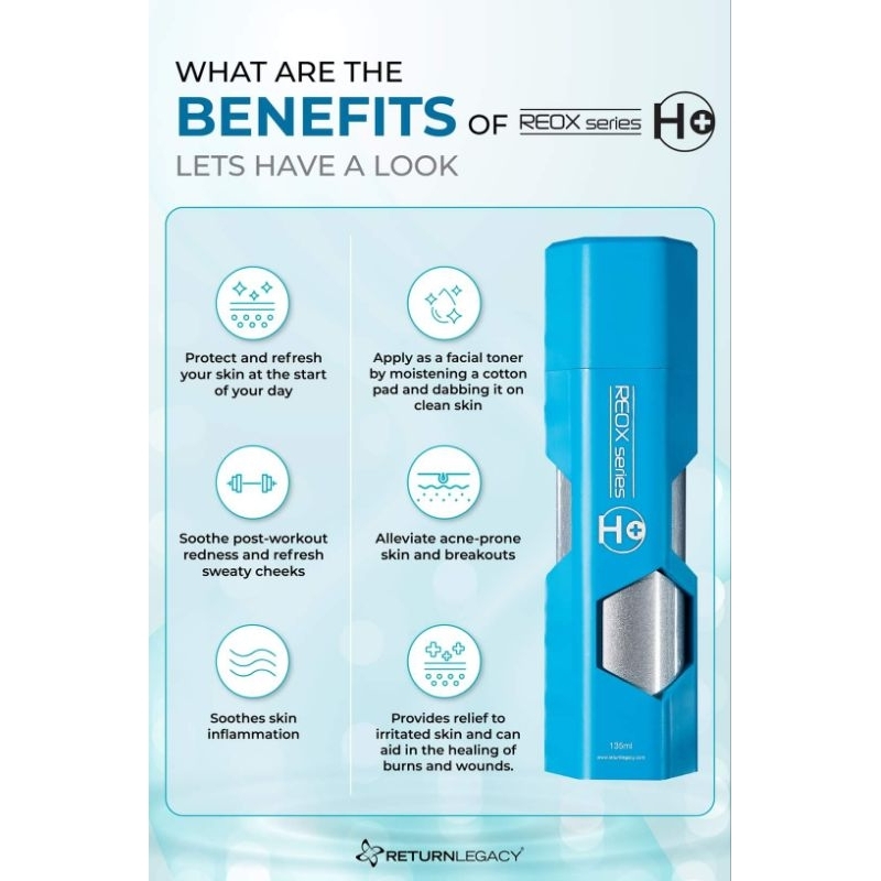 H+ (70ML/135ML) 2° Reox Return Legacy ~ Aug 2020 New Launched, New ...