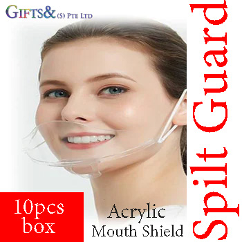 Best Quality 10pcs/20pcs Spit Guard / Food Hygiene Mouth shield (PP ...