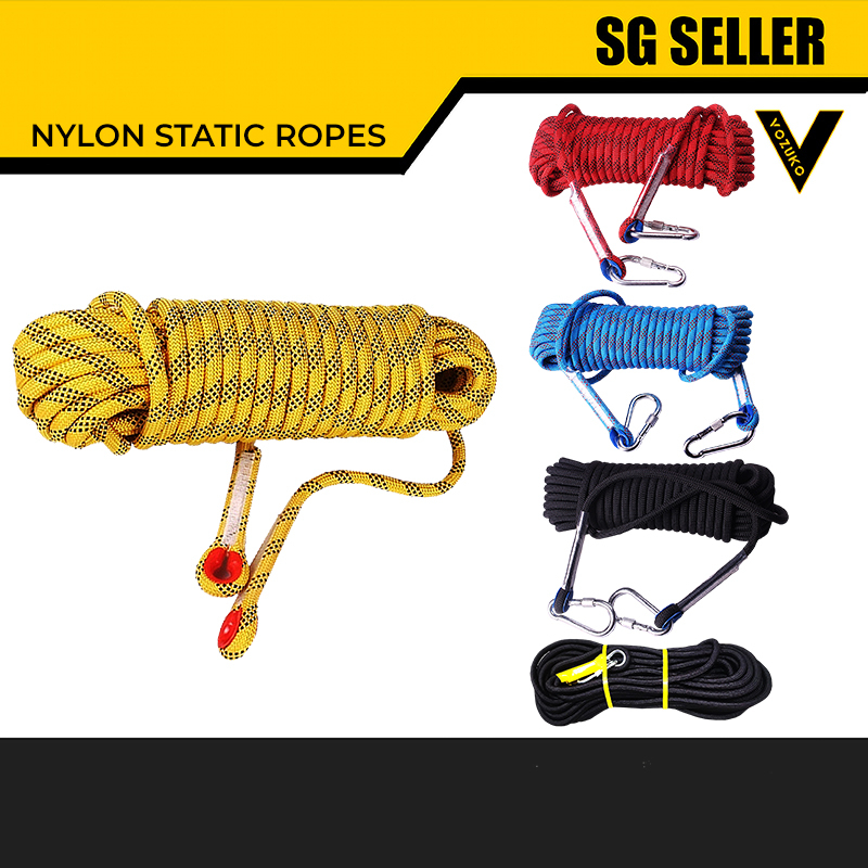 [SG SELLER] CLIMBING ROPE Static ropes 8 to 14 mm for rescue and ...