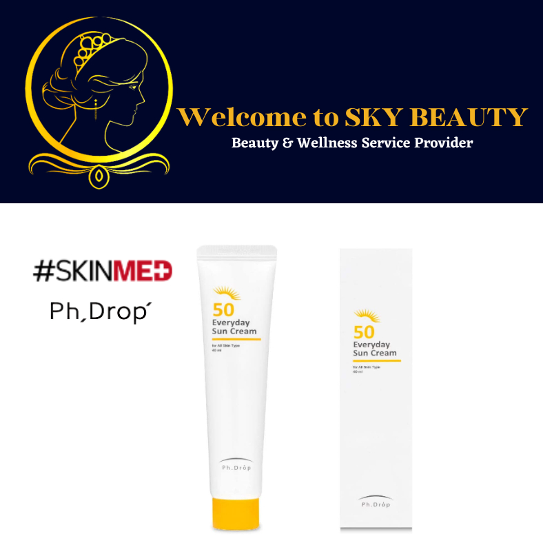 SKINMED Ph Drop Everyday Sun Cream Sunscreen Lotion SPF 50+ PA ...