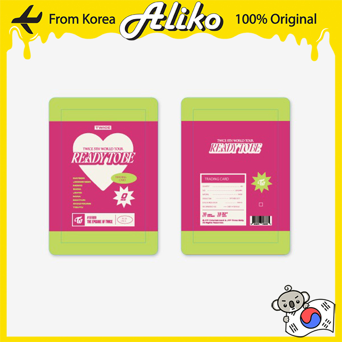 TWICE 5th World Tour READY TO BE merch - Trading Card (1/3/5 packs ...