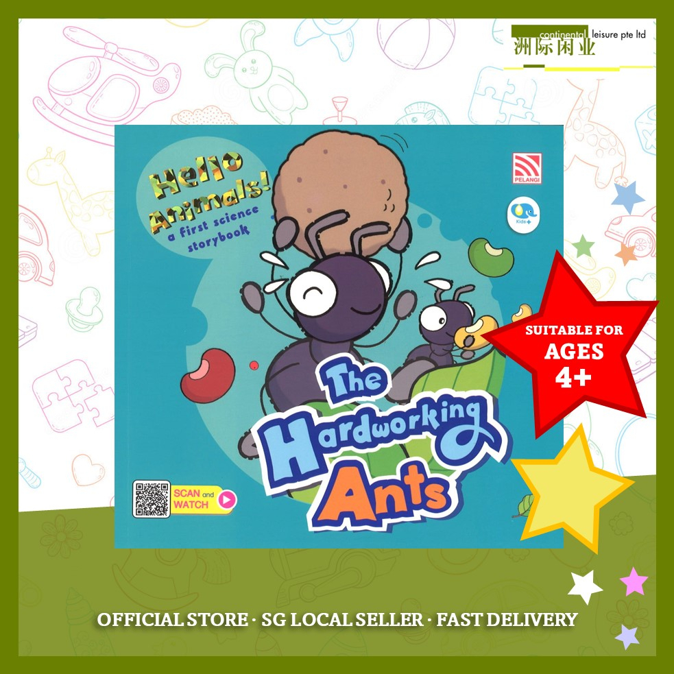 Hello Animals! a first science storybook - The Hardworking Ants (Children's Storybook ...