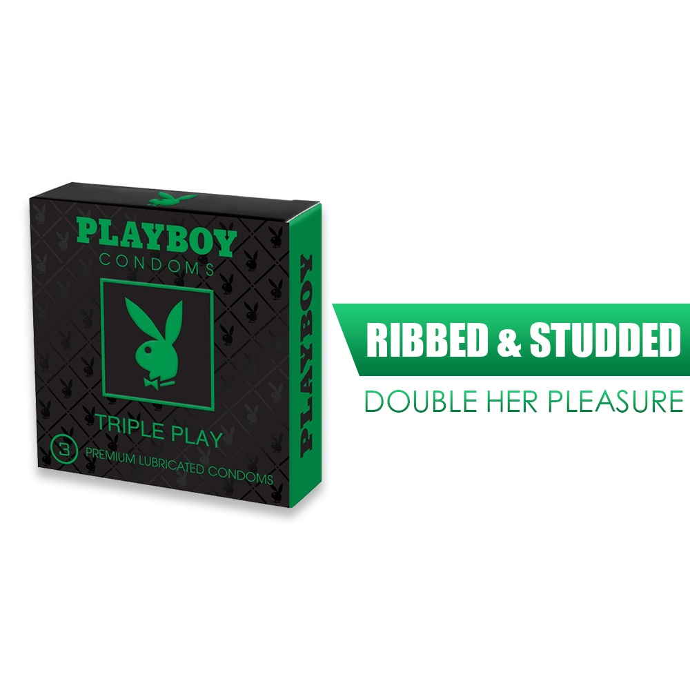 Playboy Condoms Triple Play Condoms - in 3s | Shopee Singapore