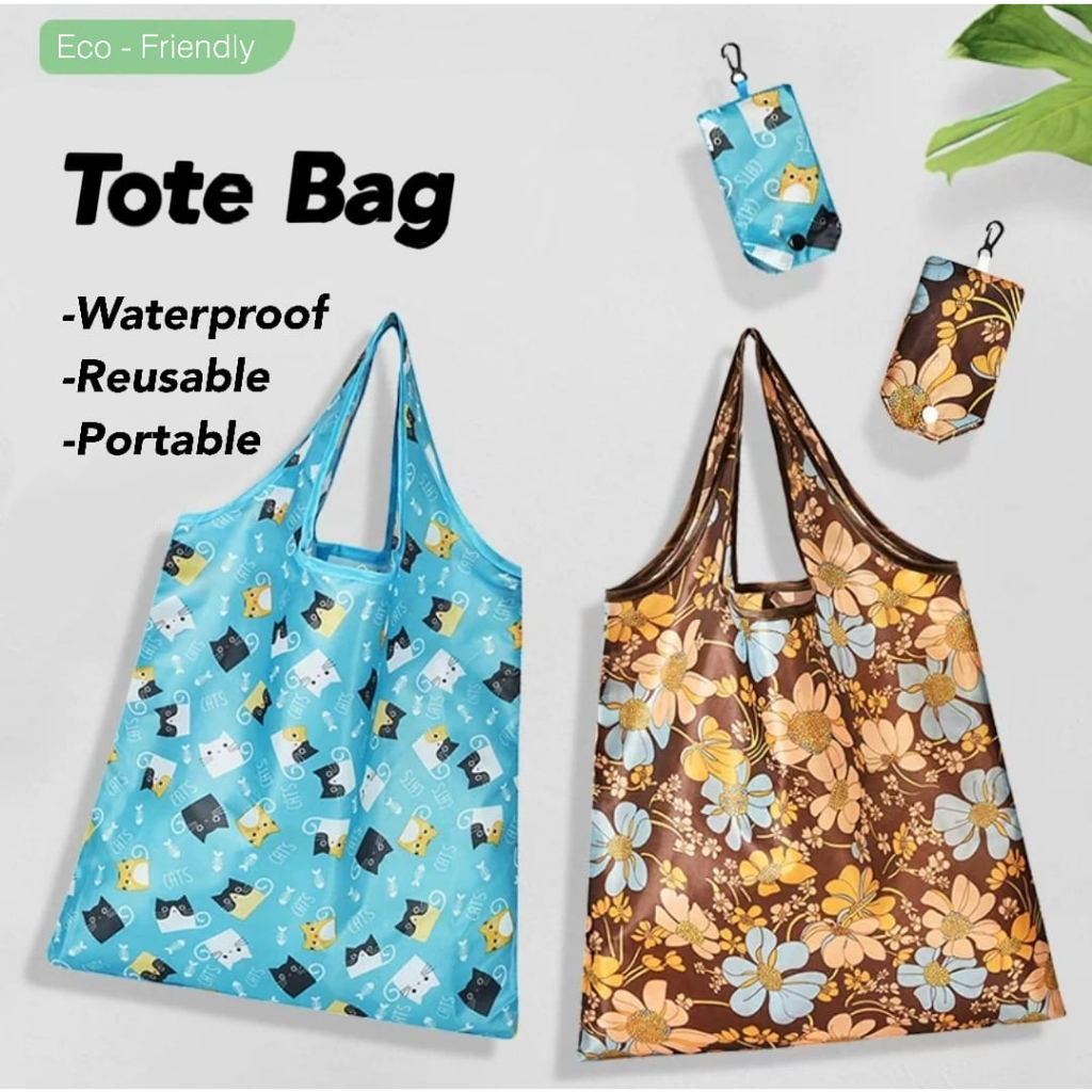 Foldable Reusable Shopping Bags with hook-washable /Eco-Friendly ...