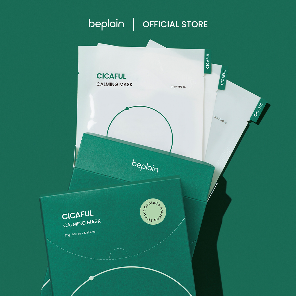 [beplain] 🇸🇬 Cicaful Calming Mask 10s-High Content of Centella Asiatica ...