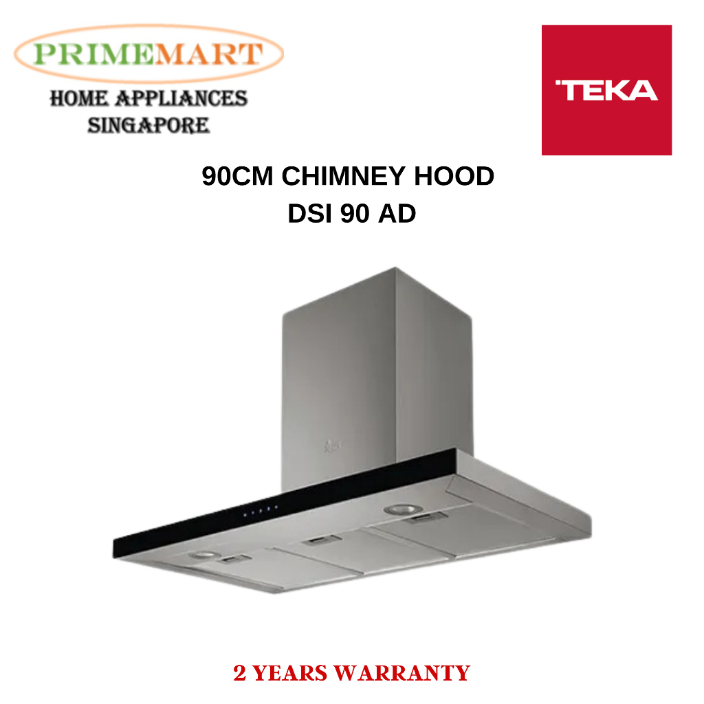 TEKA DSI 90 AD 90CM POWERFUL KRAFTVOLL EXTRACTION CHIMNEY HOOD TOUCH ...