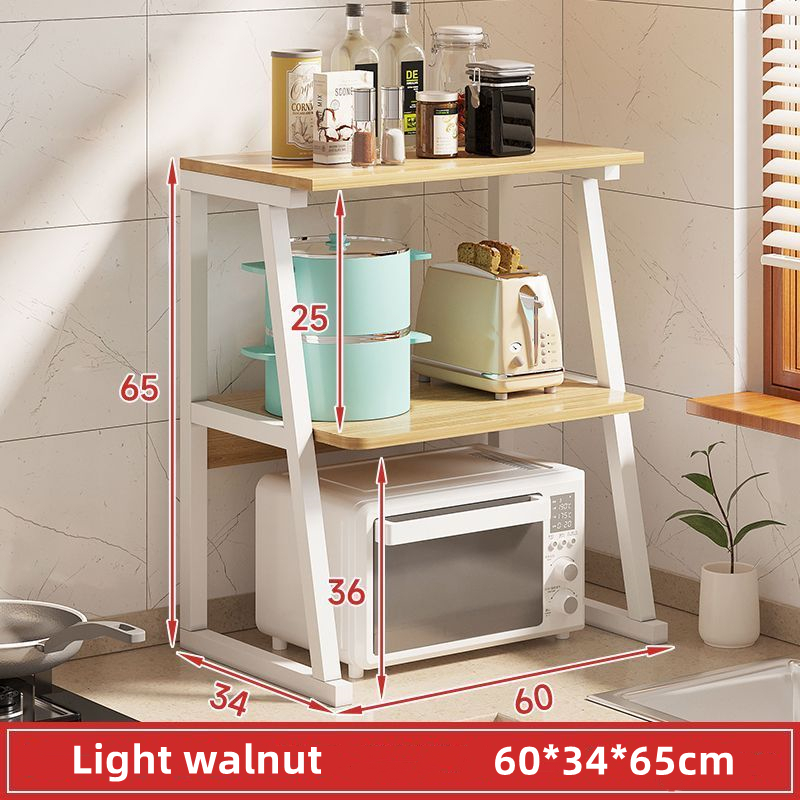 Microwave Rack Oven Rack Kitchen Rack Shelf Kitchen Organiser Storage ...