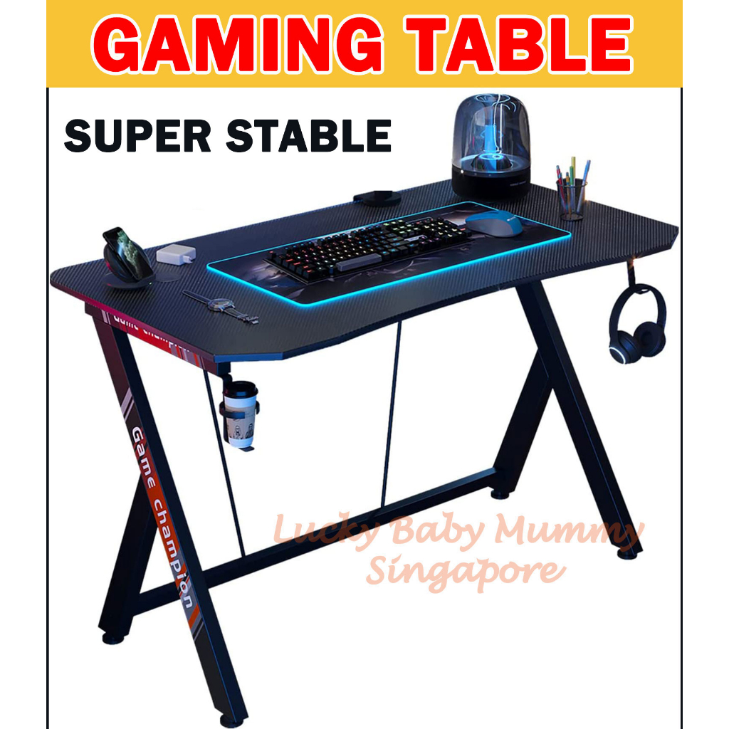 [Local Seller] Carbon Fiber Gaming Table / Desk / Study Table/ Office ...
