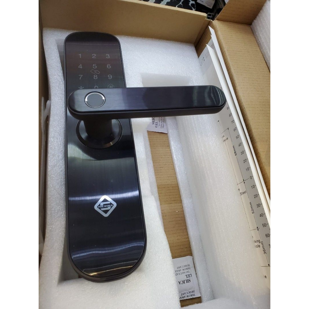 PINEWORLD E202PRO Smart Door Lock – WiFi, Bluetooth, Fingerprint & App ...