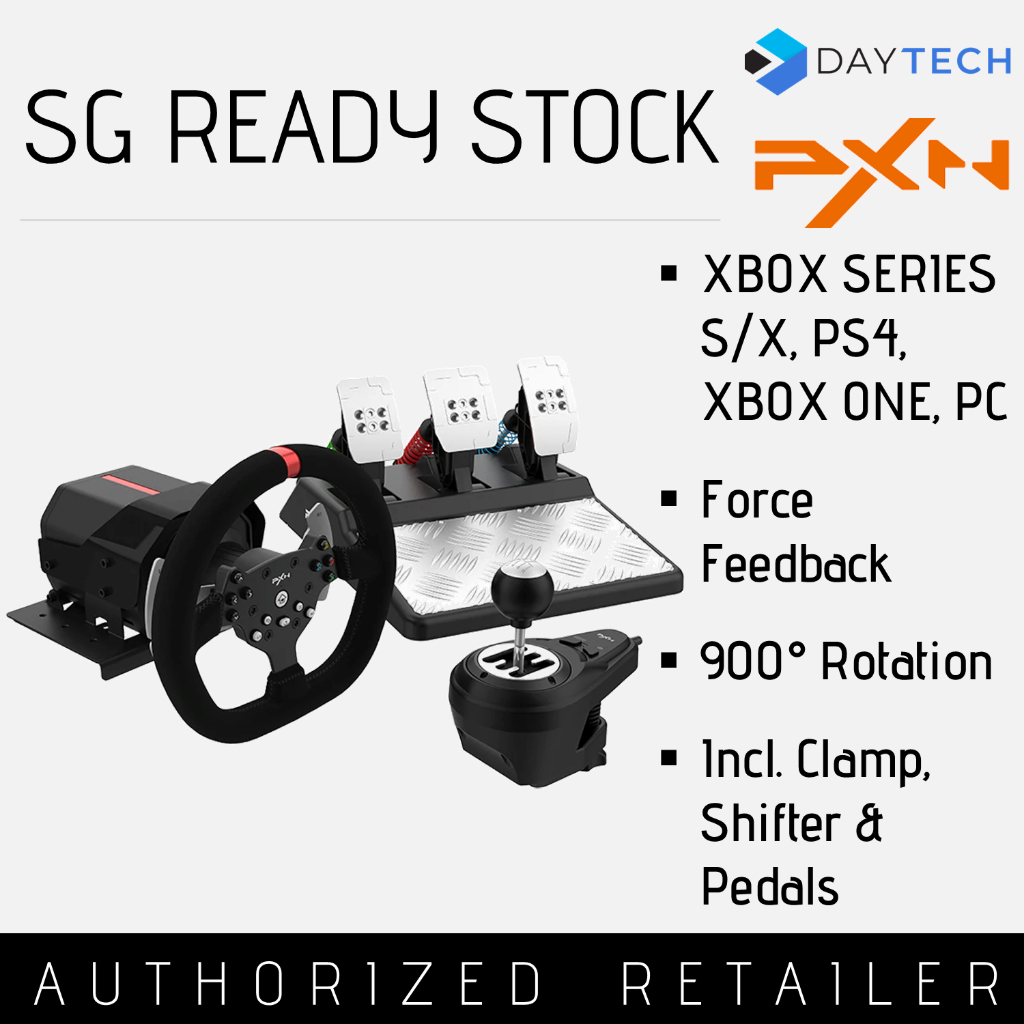 PXN V10 Force Feedback USB Racing Wheel PC XBOX SERIES XBOX ONE PS4 PS3 ...
