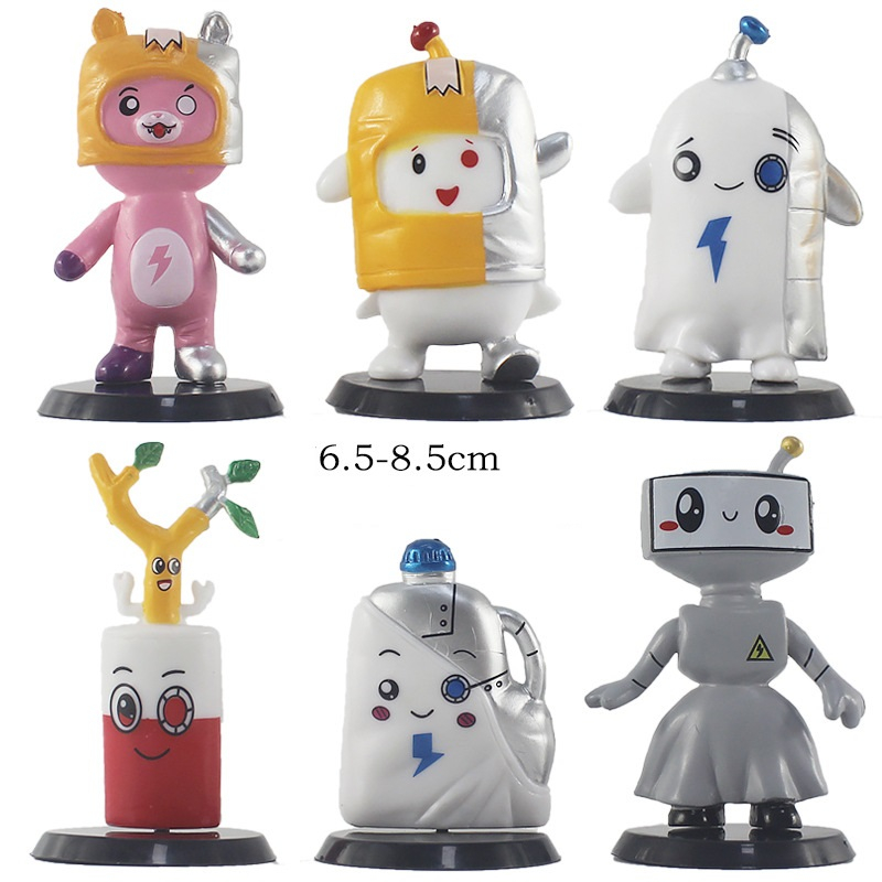 Lankybox Figurines / Cake Toppers (6 Pcs a Set) | Shopee Singapore