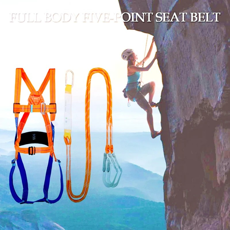 Five Point Safety Belt for Electricians Working At Heights Fall ...