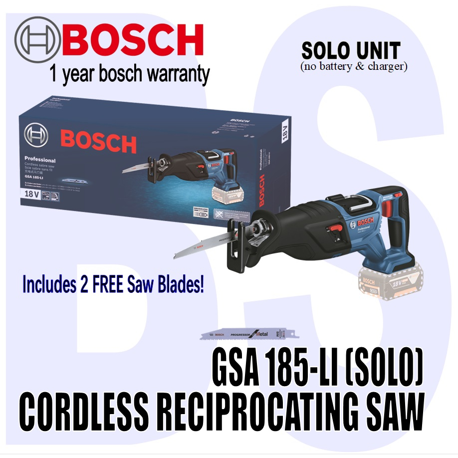BANSOON BOSCH GSA 185-Li Professional Cordless Reciprocating Saw. Sabre ...
