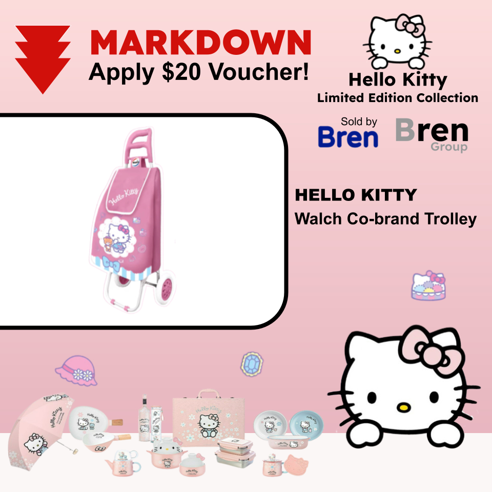 Hello Kitty Shopping Trolley (Walch Co-brand Limited Edition) | Shopee ...