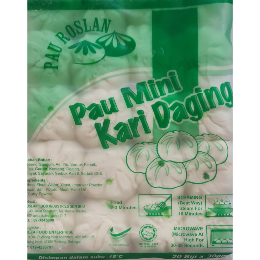 aazamart Pau Roslan Mini Daging (Beef) 20pcs (HALAL) | Shopee Singapore