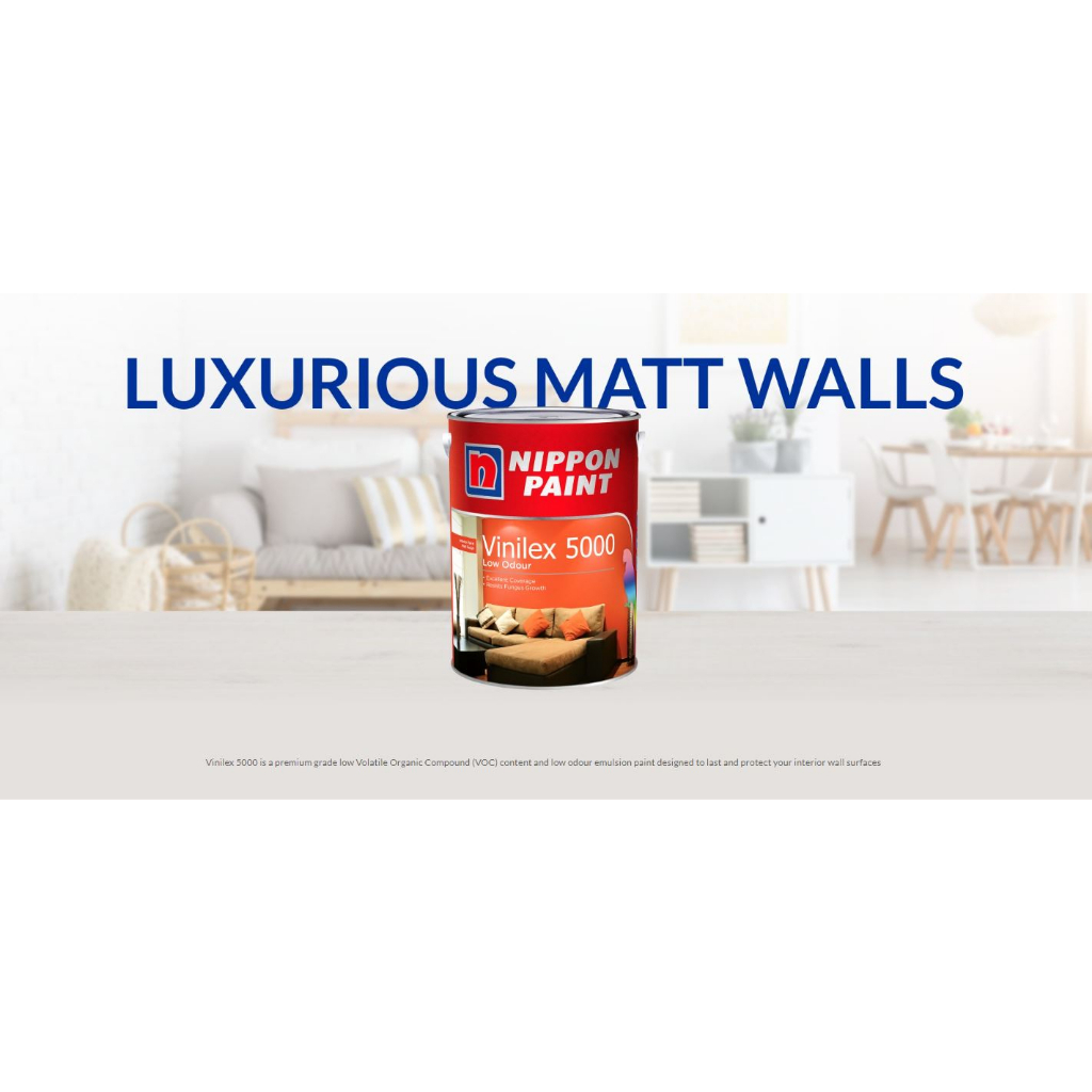 Nippon Paint Vinilex 5000 - Base 2 - Smithy Tool NP N 1997 T | Shopee ...