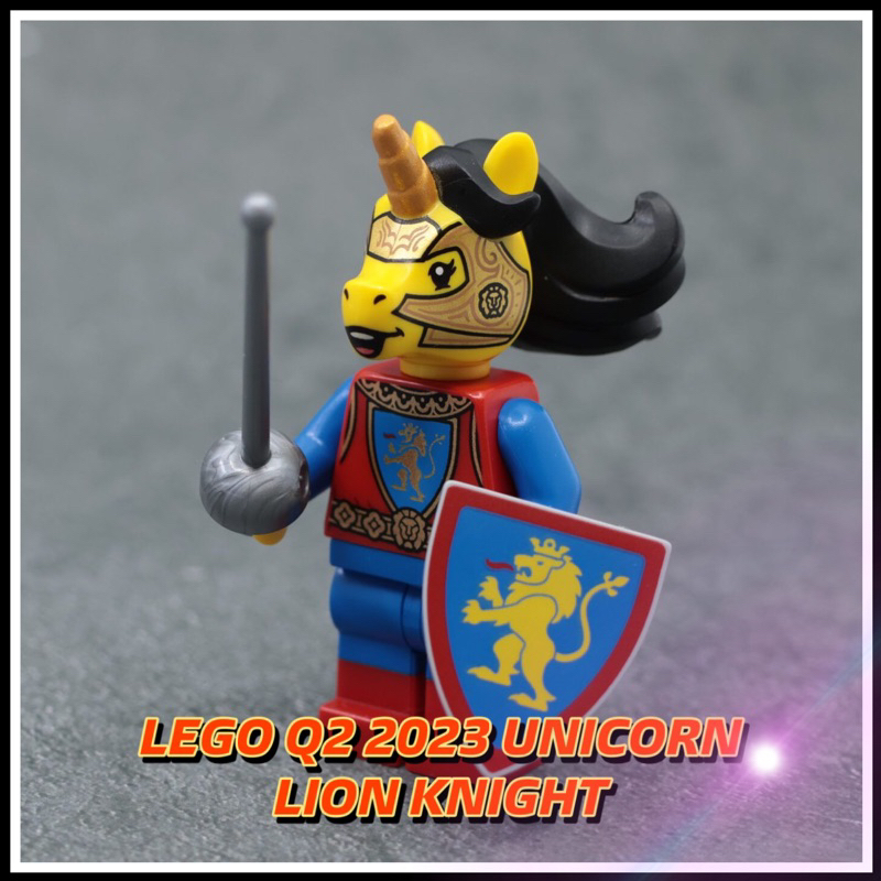 LEGO BUILD A MINIFIGURE (BAM) Q2 2023 UNICORN LION KNIGHT | Shopee ...