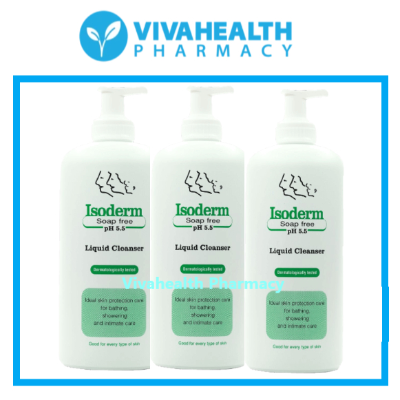 Isoderm Soap Free pH5.5 Cleanser 500mL | Shopee Singapore