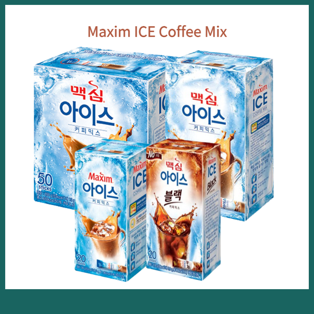 [Maxim] ICE Coffee Mix (10T/30T) Ice Black Coffee Mix Korean Coffee Mix ...