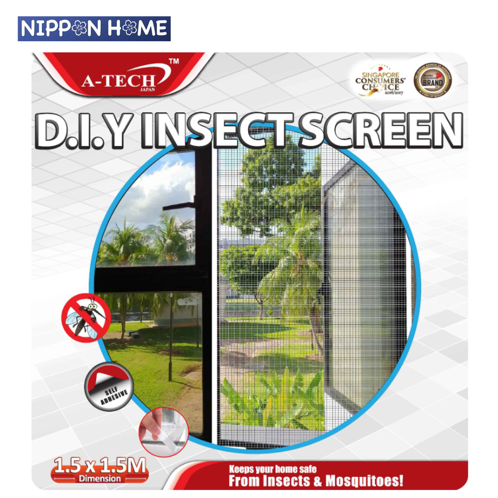 [ Household ] A-TECH Window Screen Mesh Net 150 X 150 cm / DIY Mosquito ...