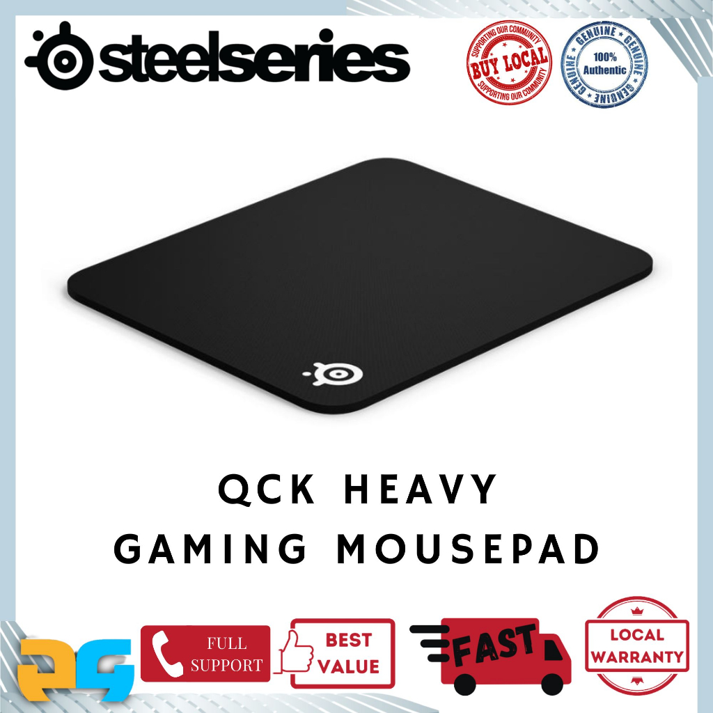 SteelSeries QCK Heavy Gaming Mousepad | Shopee Singapore