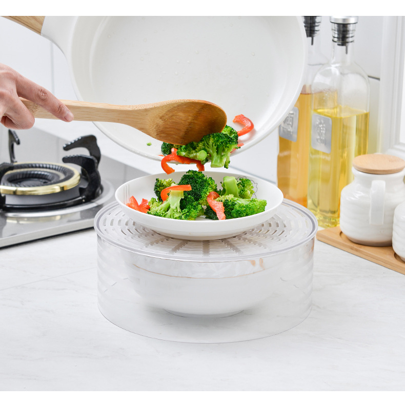 5 Level Food Storage Food Stacker. Dust-proof and clear table space by ...