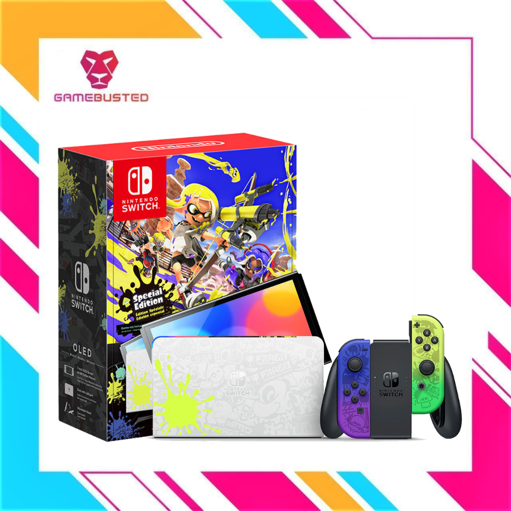 Nintendo Switch OLED Model Console Splatoon 3 Edition (1 Year Local ...