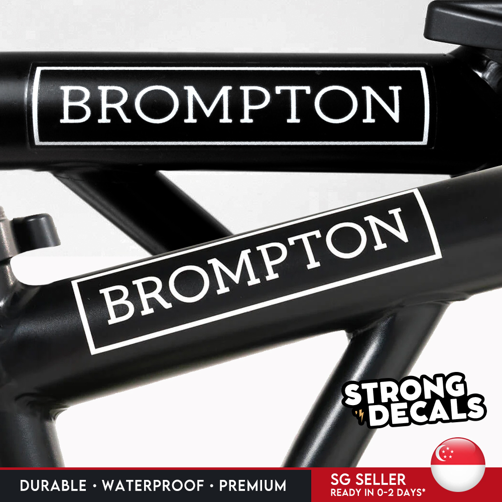 [SG Seller] Brompton Decal for Bikes Cars Bicycle | Shopee Singapore