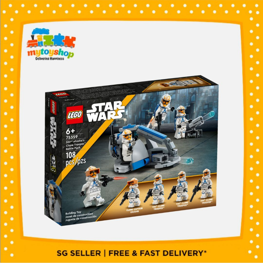 LEGO 75359 Starwars Ahsoka's Clone Trooper Battle Pack | Shopee Singapore