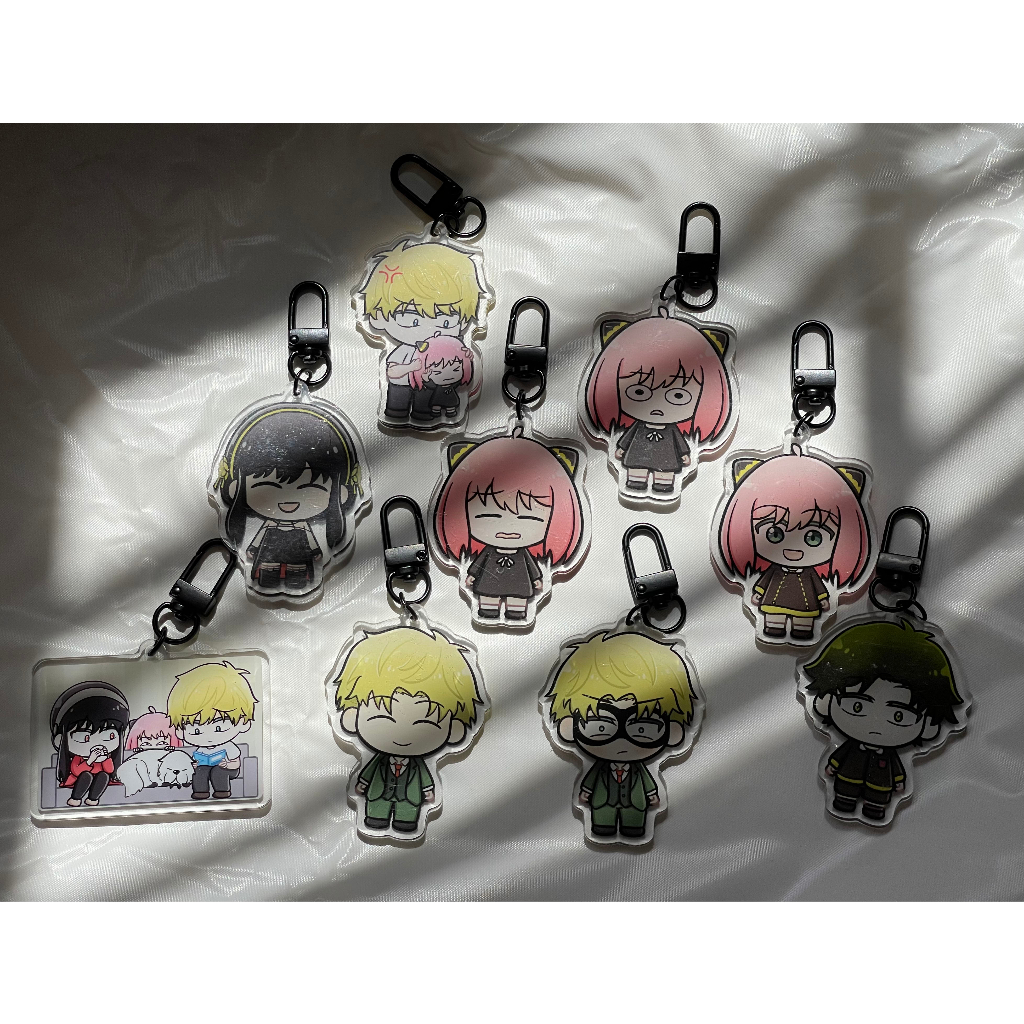 Spy X Family Keychains (Anya Forger) (Loid Forger) (Yor Forger) (damian ...